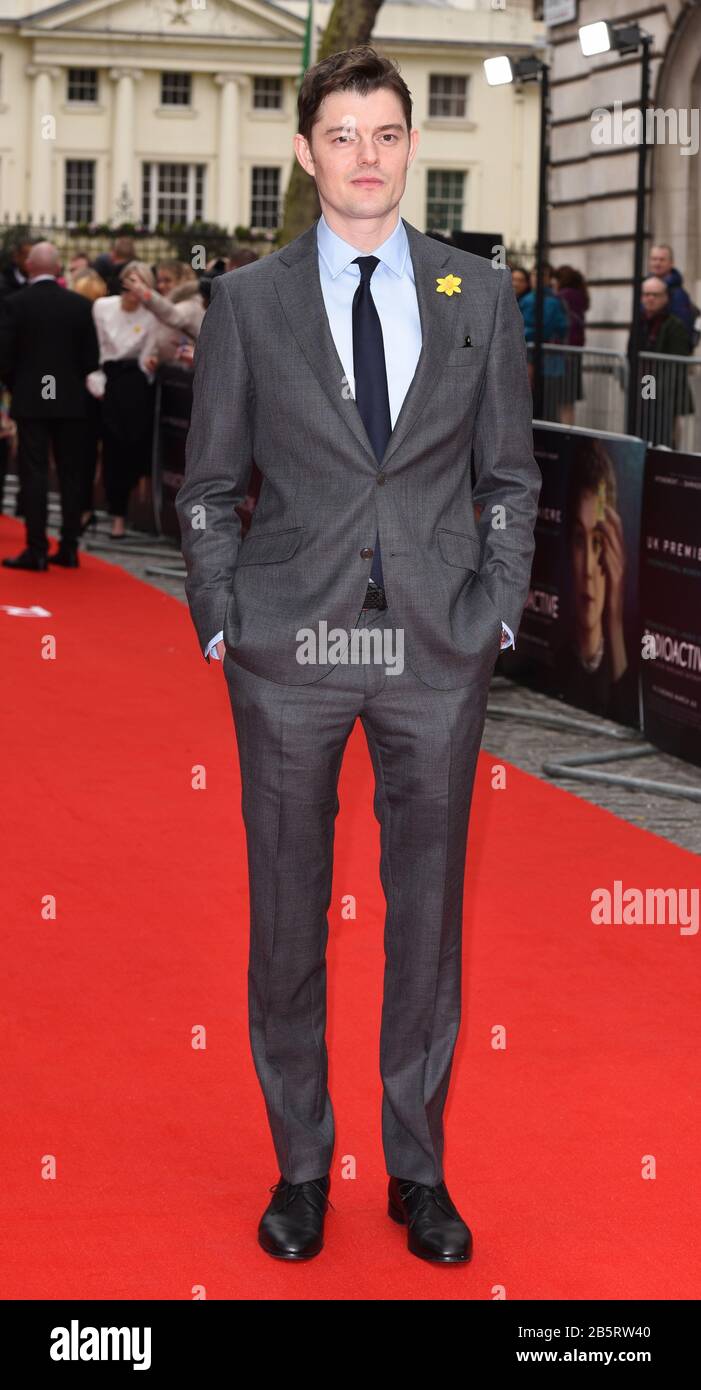 London, UK. 08th Mar, 2020. Sam Riley attends the Premiere of ...