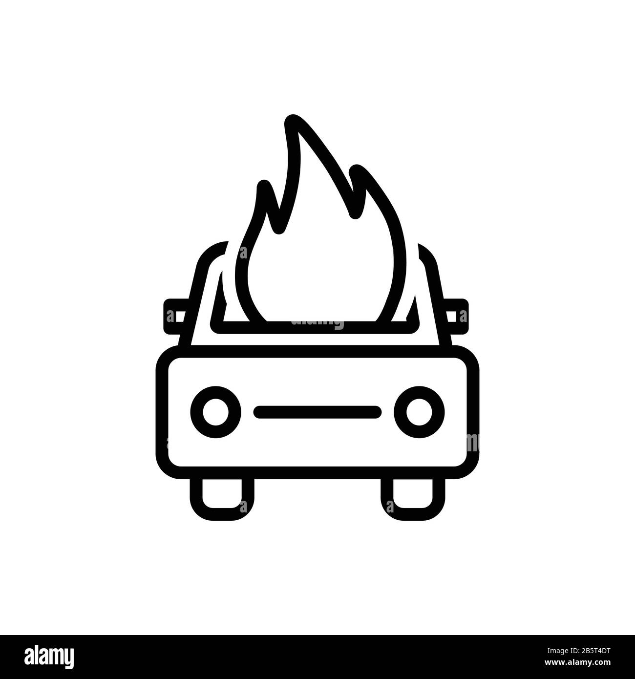 Car explosion Stock Vector Images - Alamy