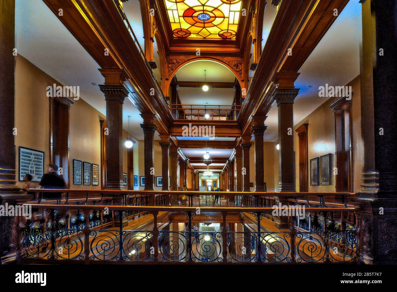 Details of the celling on Gothic style building Stock Photo - Alamy