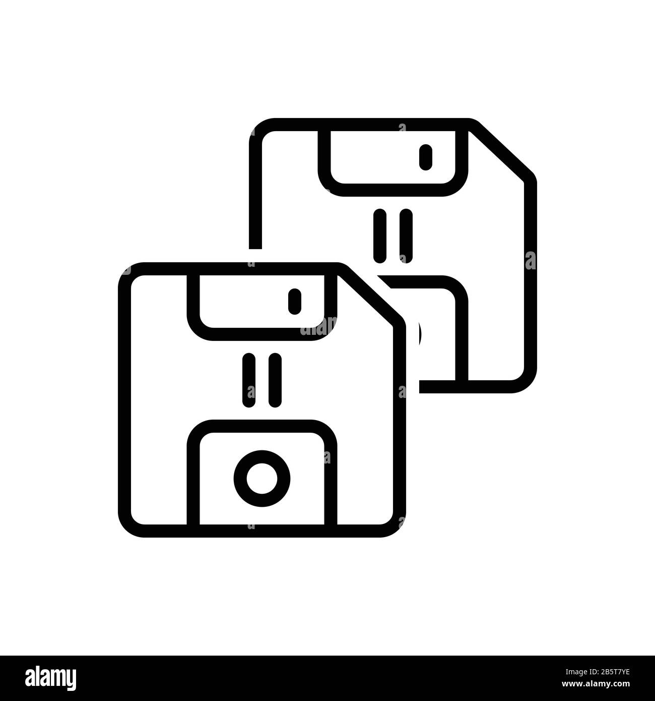 Floppy disk icon vector vectors hi-res stock photography and images - Alamy