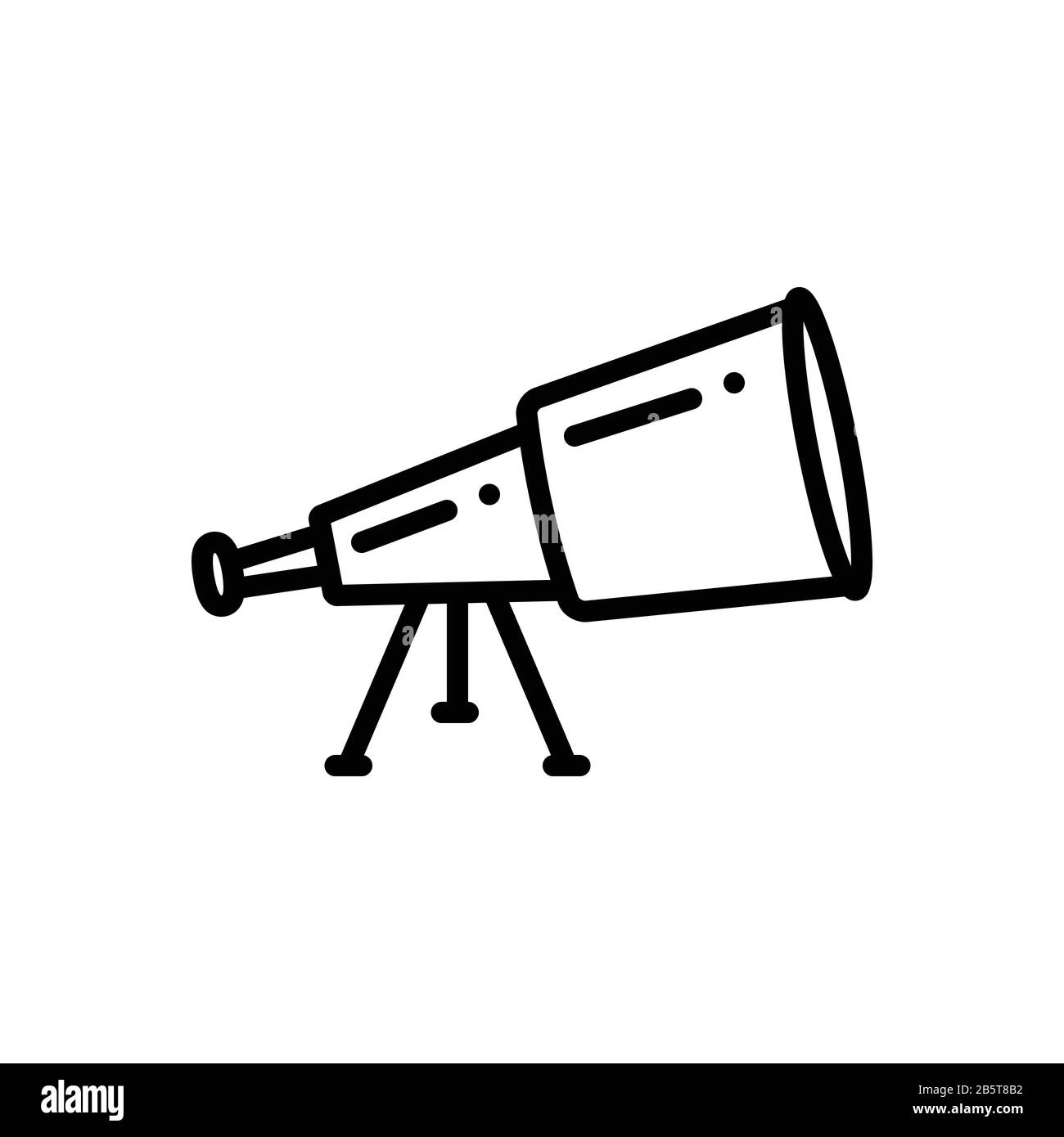 Telescope shape Stock Vector Images - Alamy