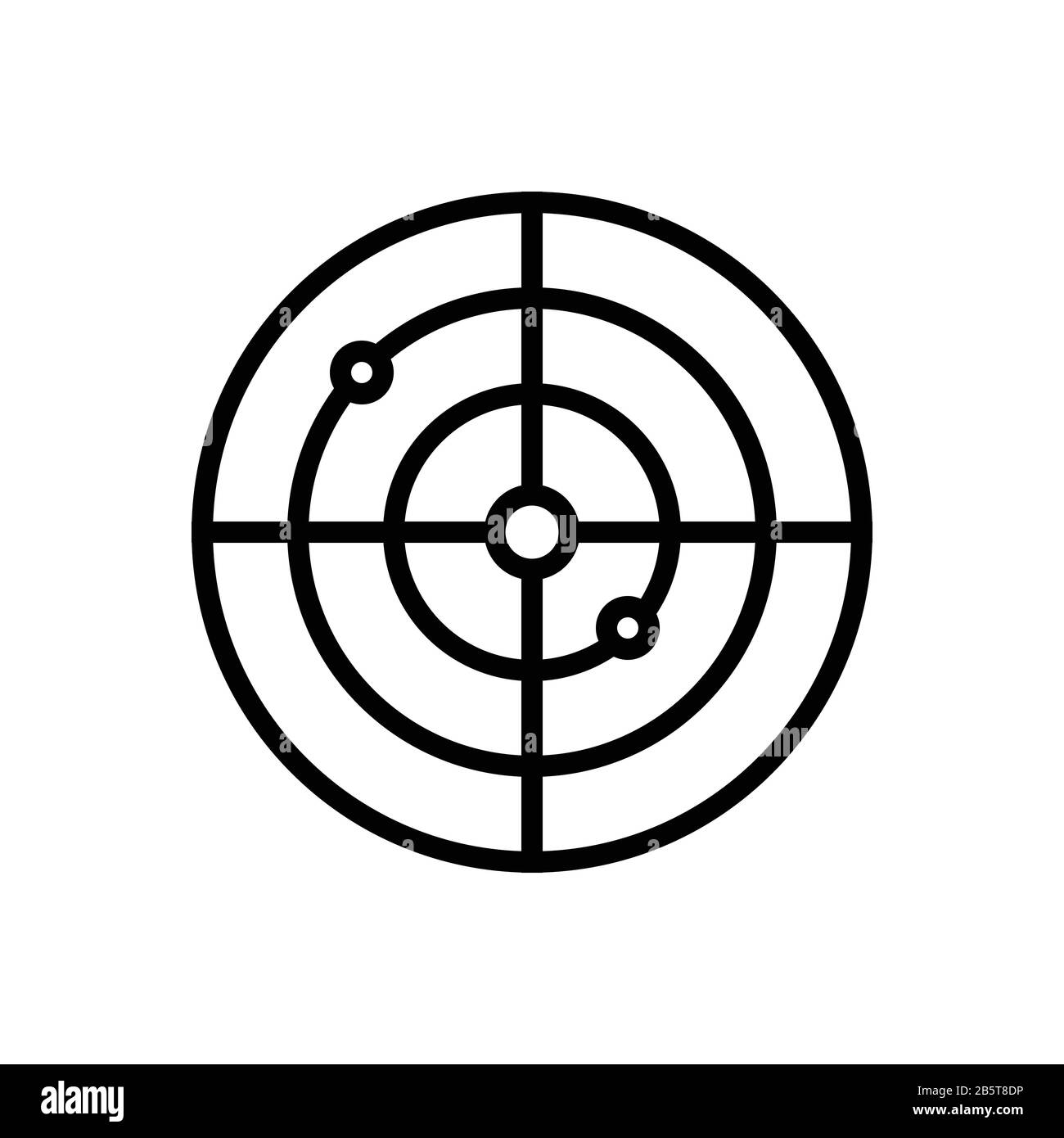 Radar sonar Stock Vector Images - Alamy