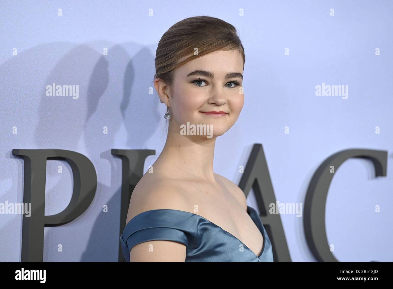 New York, USA. 08th Mar, 2020. Millicent Simmonds attends the "A Quiet ...