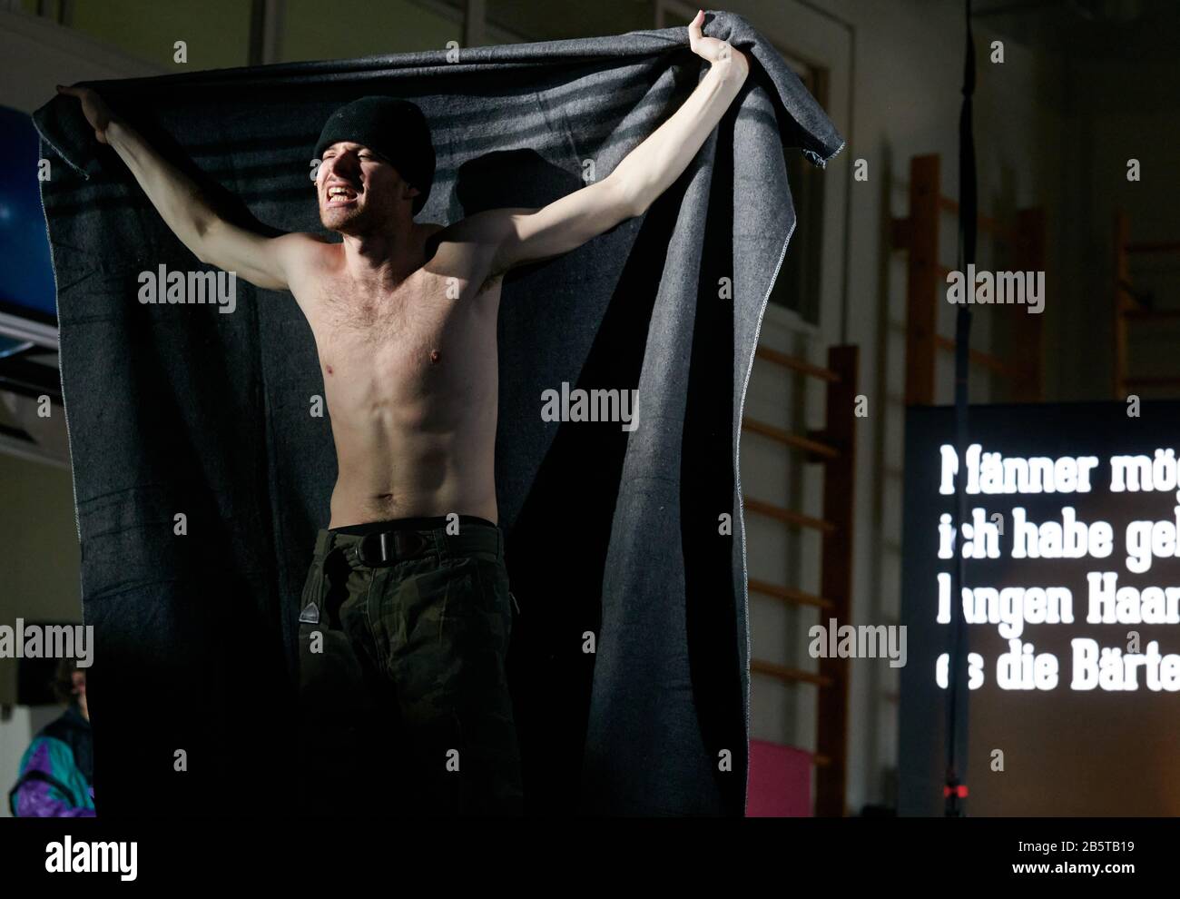 Berlin, Germany. 06th Mar, 2020. The theater actor Filipp Avdeev plays ...
