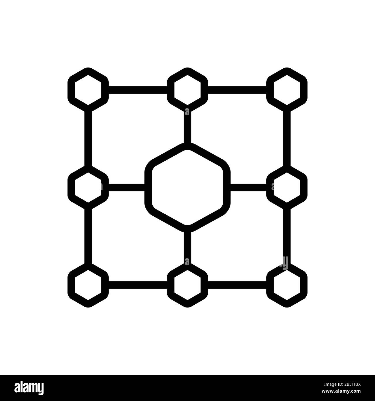 Network structure icon Stock Vector Image & Art - Alamy