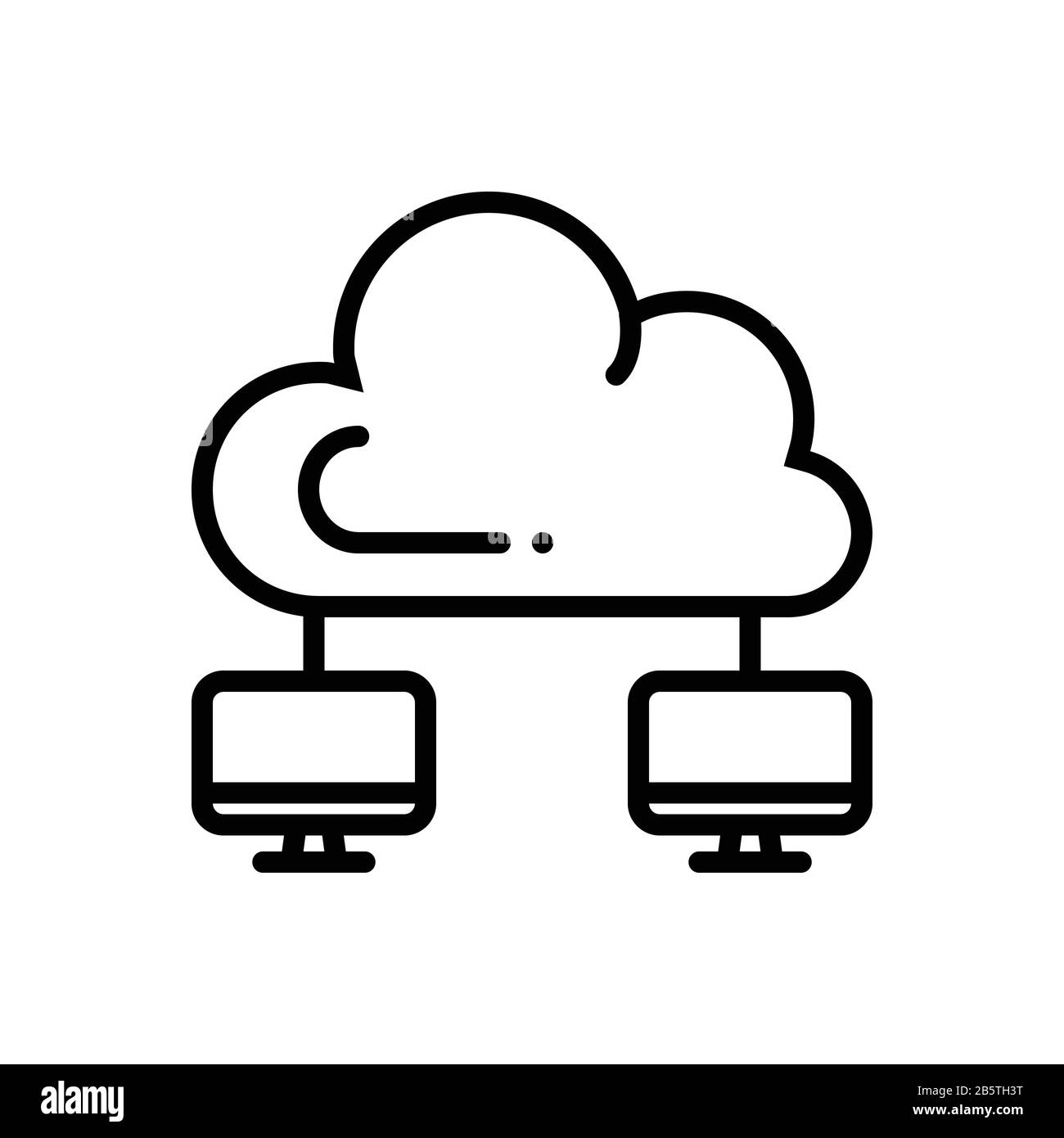 Cloud network icon Stock Vector Image & Art - Alamy