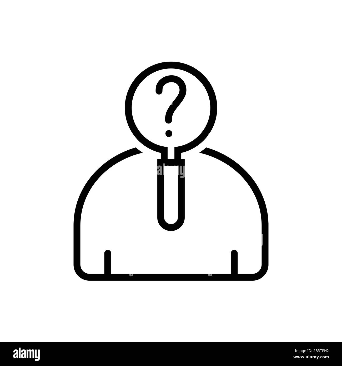 Curious sign Stock Vector Images - Alamy