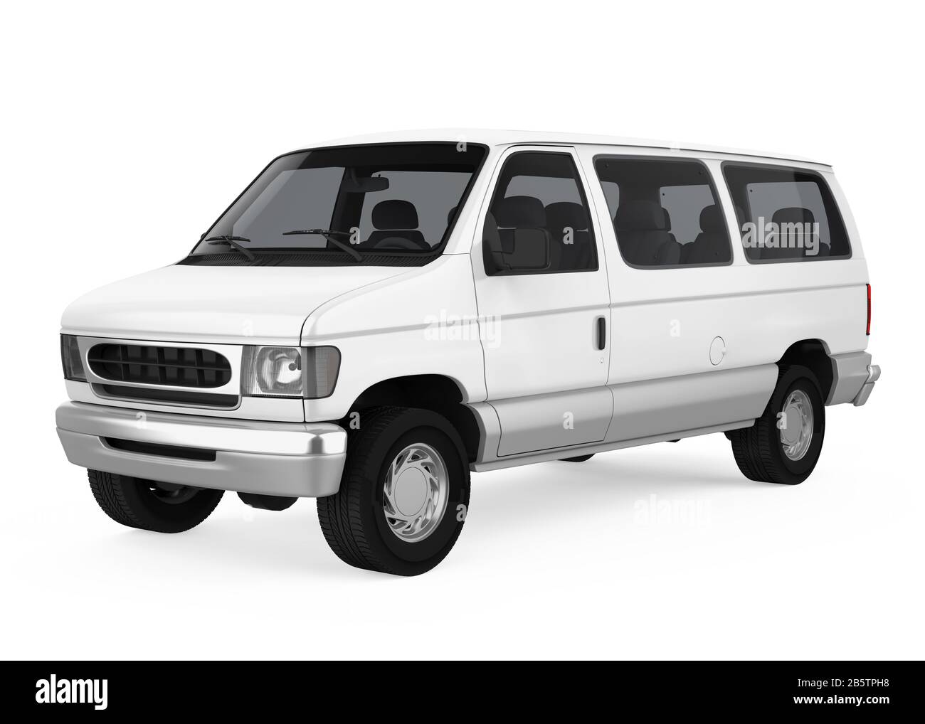 Old Van Isolated Stock Photo - Alamy