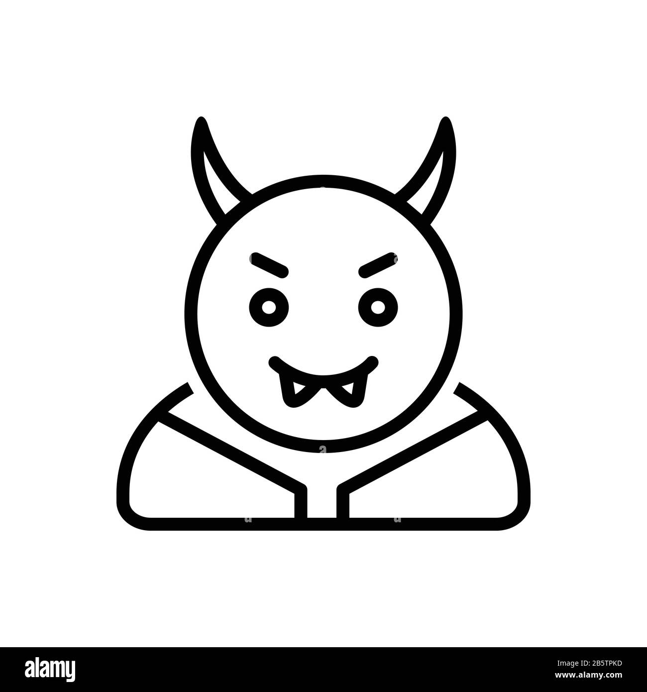 Evil icon hi-res stock photography and images - Alamy