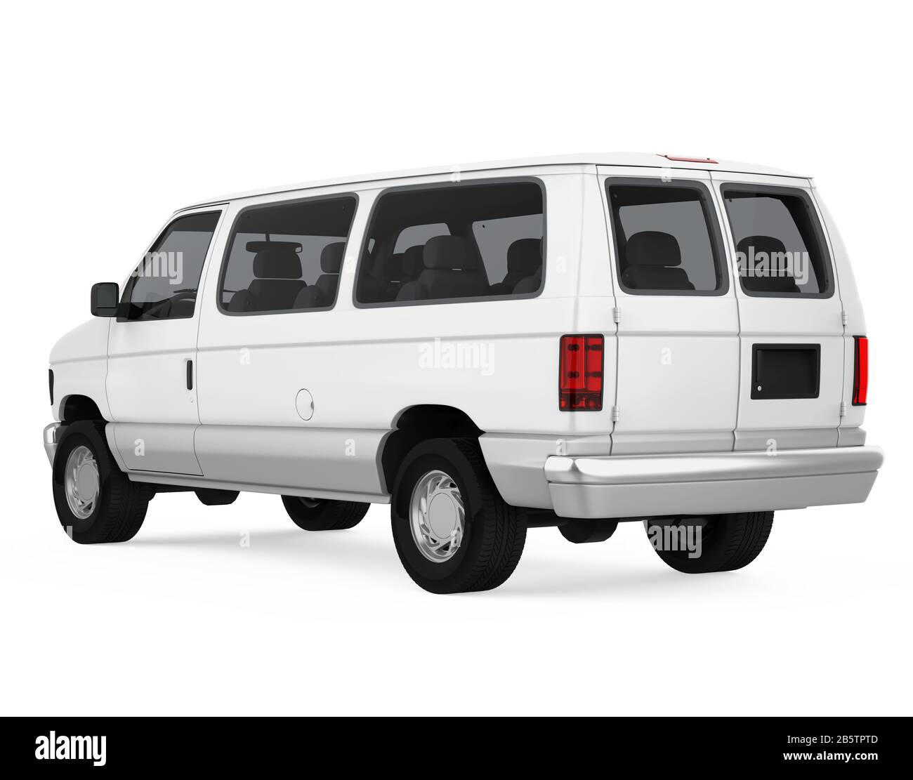 Old Van Isolated Stock Photo - Alamy