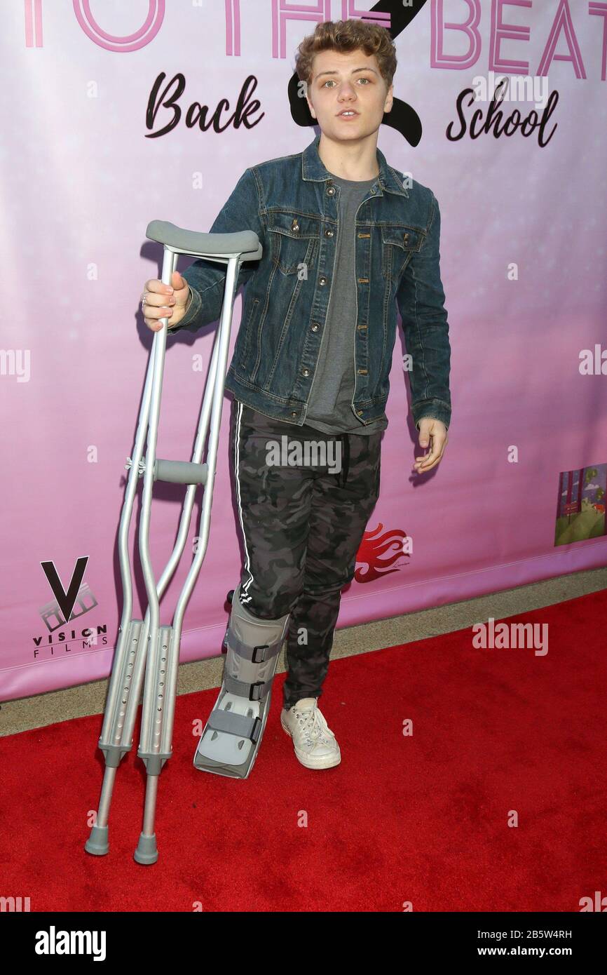 Los Angeles, CA. 8th Mar, 2020. Jake Brennan at arrivals for TO THE ...