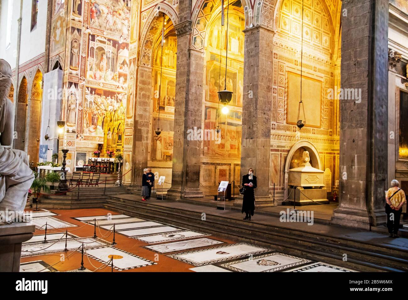 Fresco basilica santa croce hi-res stock photography and images - Alamy