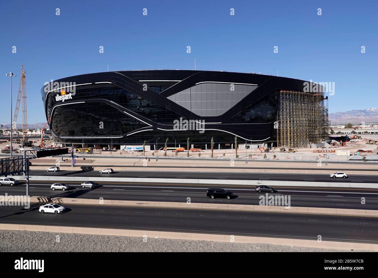 Las Vegas, Nevada, USA. 8th Mar, 2020. Allegiant Stadium, is a domed ...