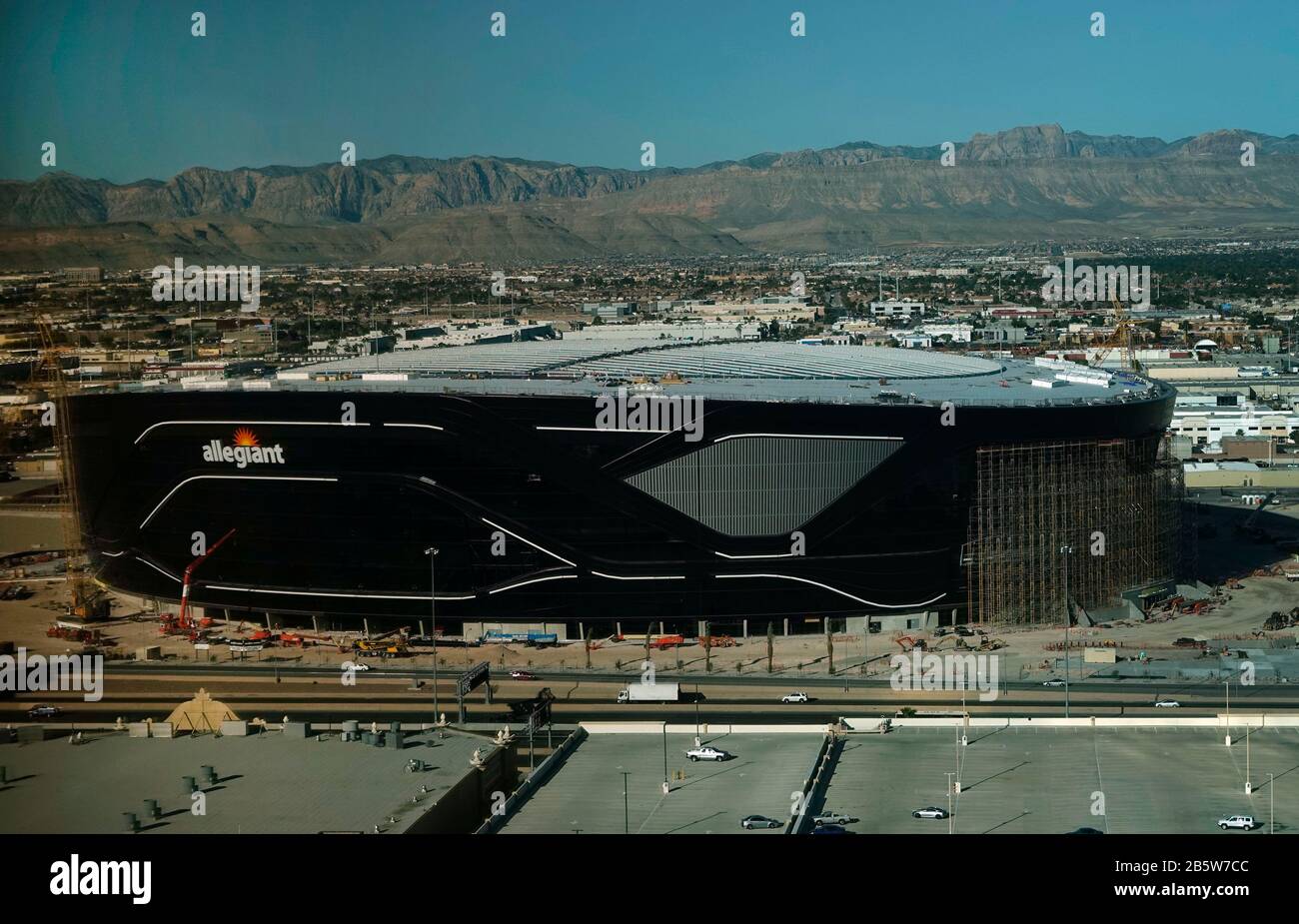 Las Vegas, Nevada, USA. 8th Mar, 2020. Allegiant Stadium, is a domed ...