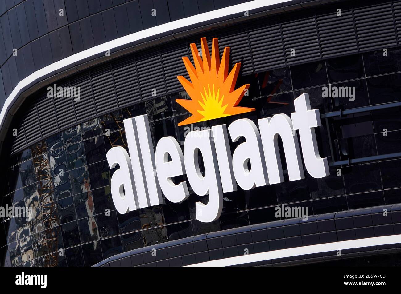 Las Vegas, Nevada, USA. 8th Mar, 2020. Allegiant Stadium is a domed ...