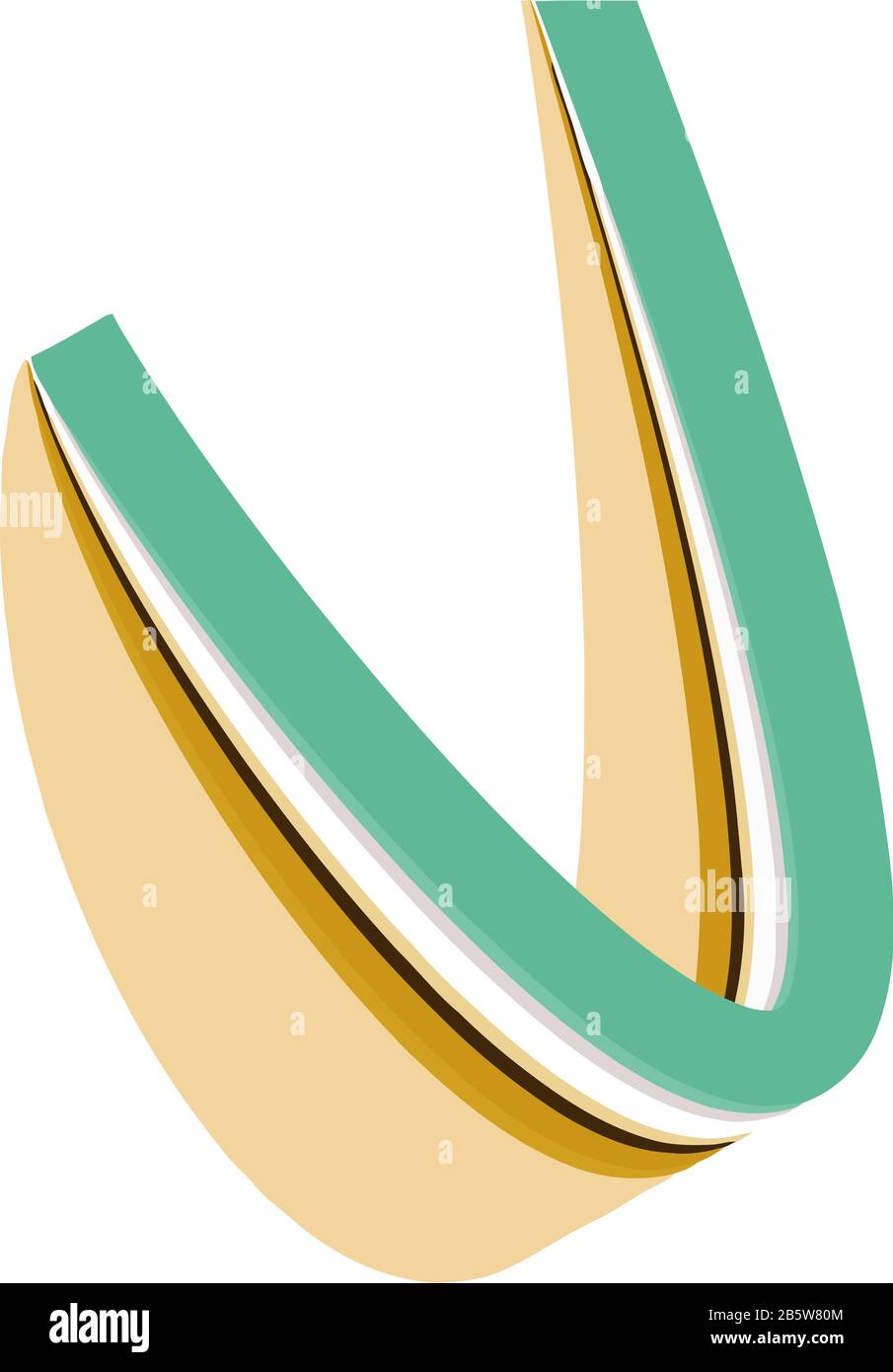 Abstract logo design object with colored wavy lines texture Stock ...