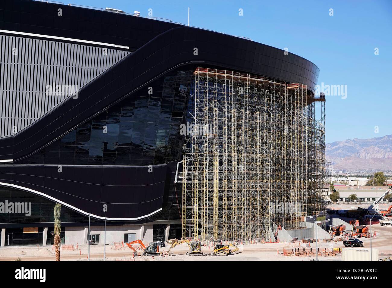 Las Vegas, Nevada, USA. 8th Mar, 2020. Allegiant Stadium, is a domed ...