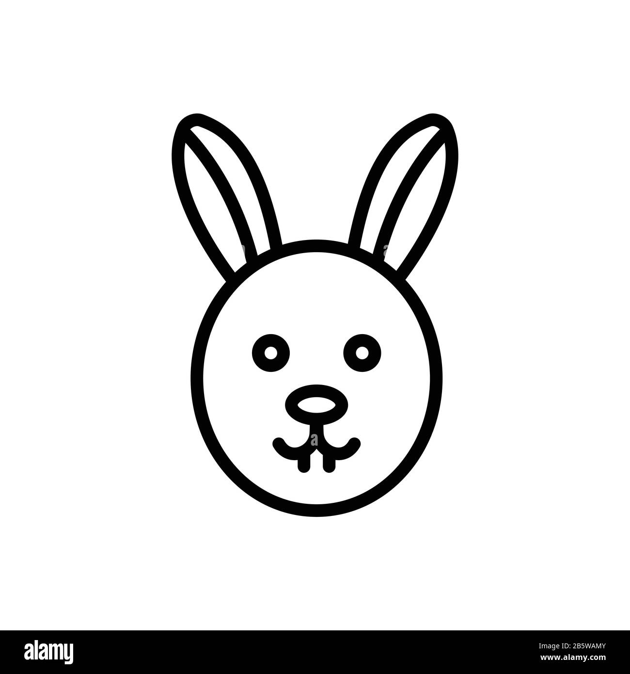 Icon for rabbit ,conejo Stock Vector Image & Art - Alamy