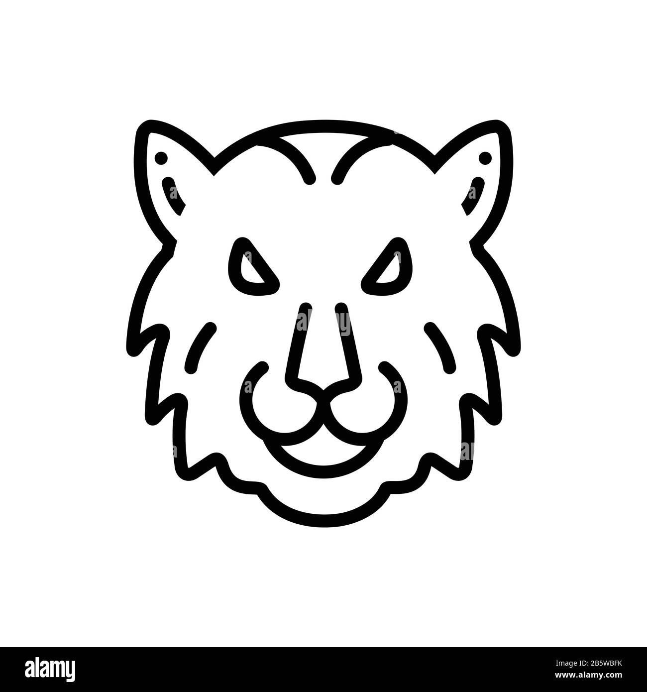 Tiger zoo Stock Vector Images - Alamy