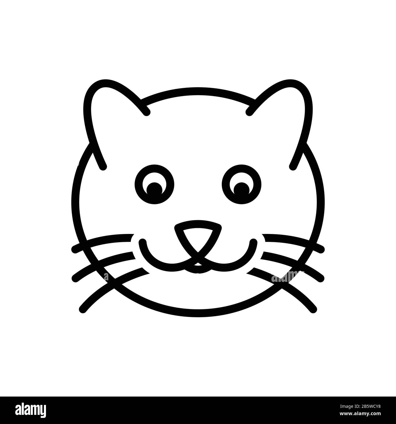 Icon for cat ,face Stock Vector Image & Art - Alamy