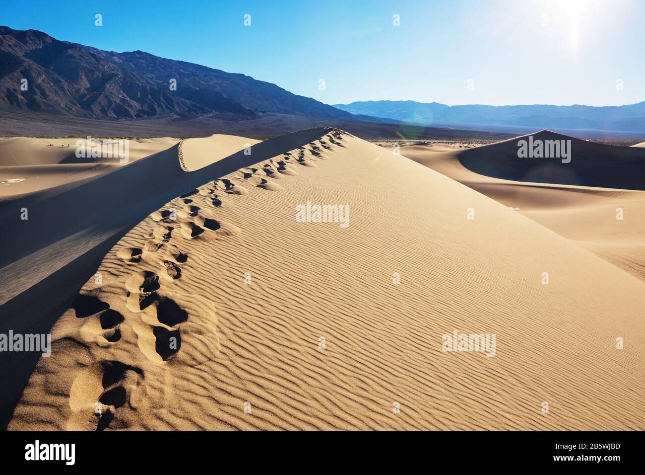 Sand dunes in California, USA. Beautiful nature landscapes travel ...