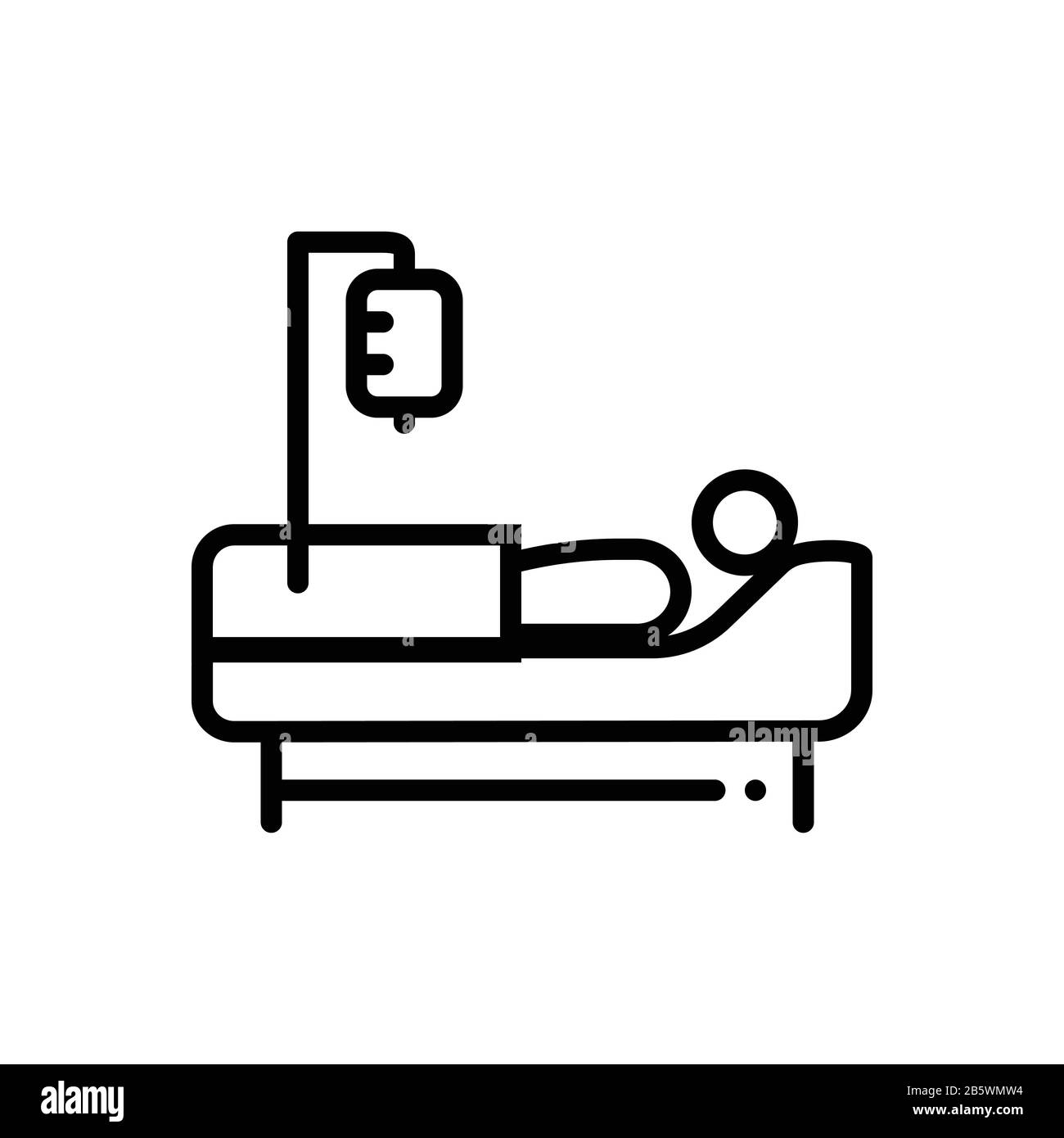 Patient icon Stock Vector Images - Alamy