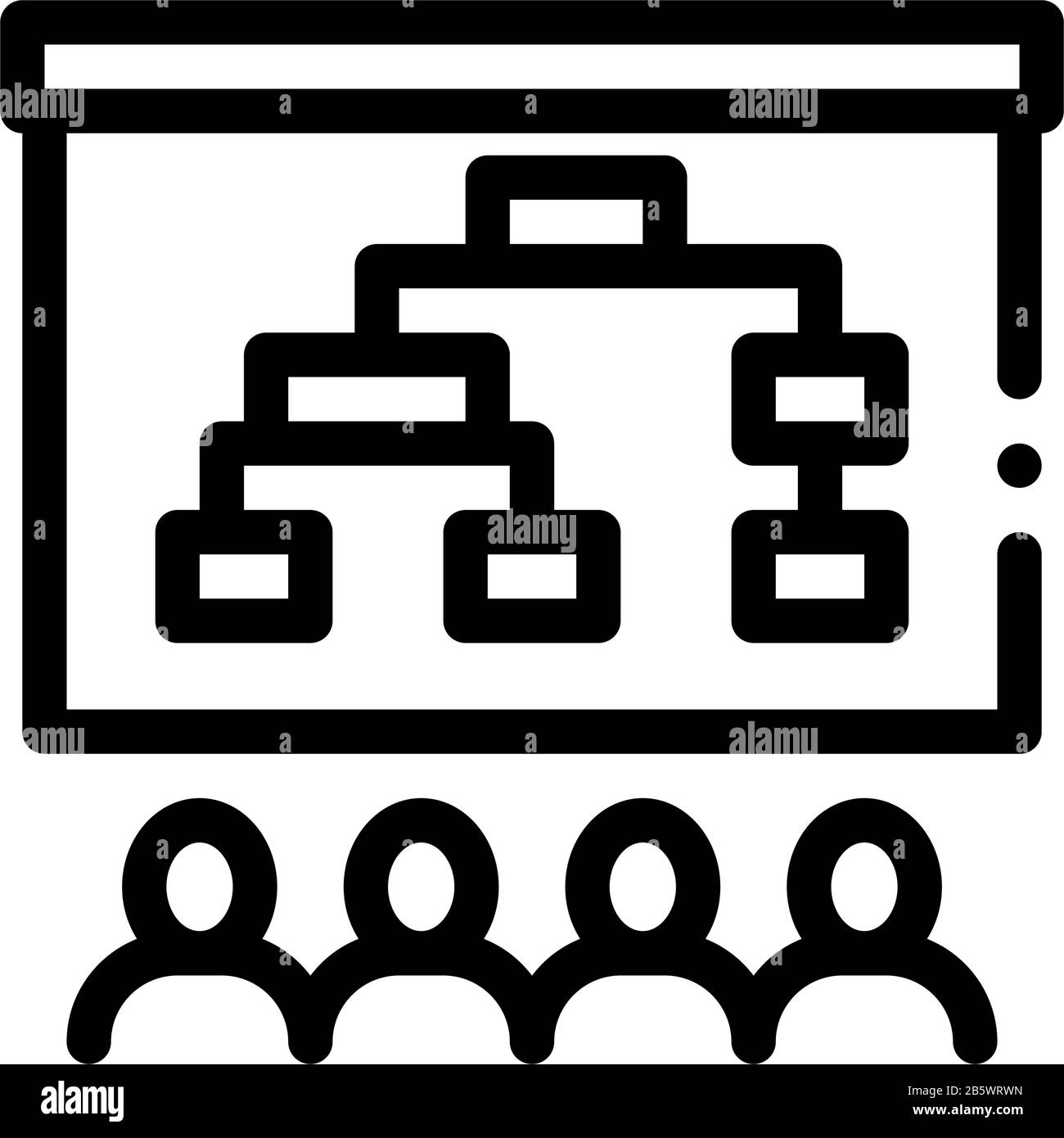 Strategic Plan Icon Vector Outline Illustration Stock Vector Image ...