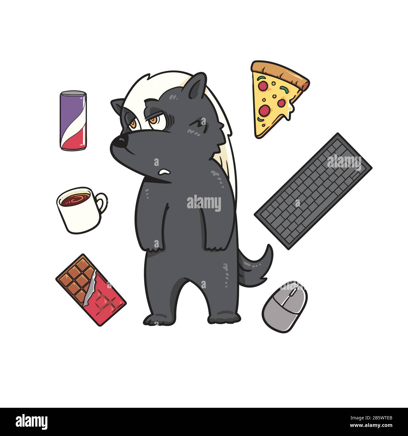 Sleepy honey badger hi-res stock photography and images - Alamy