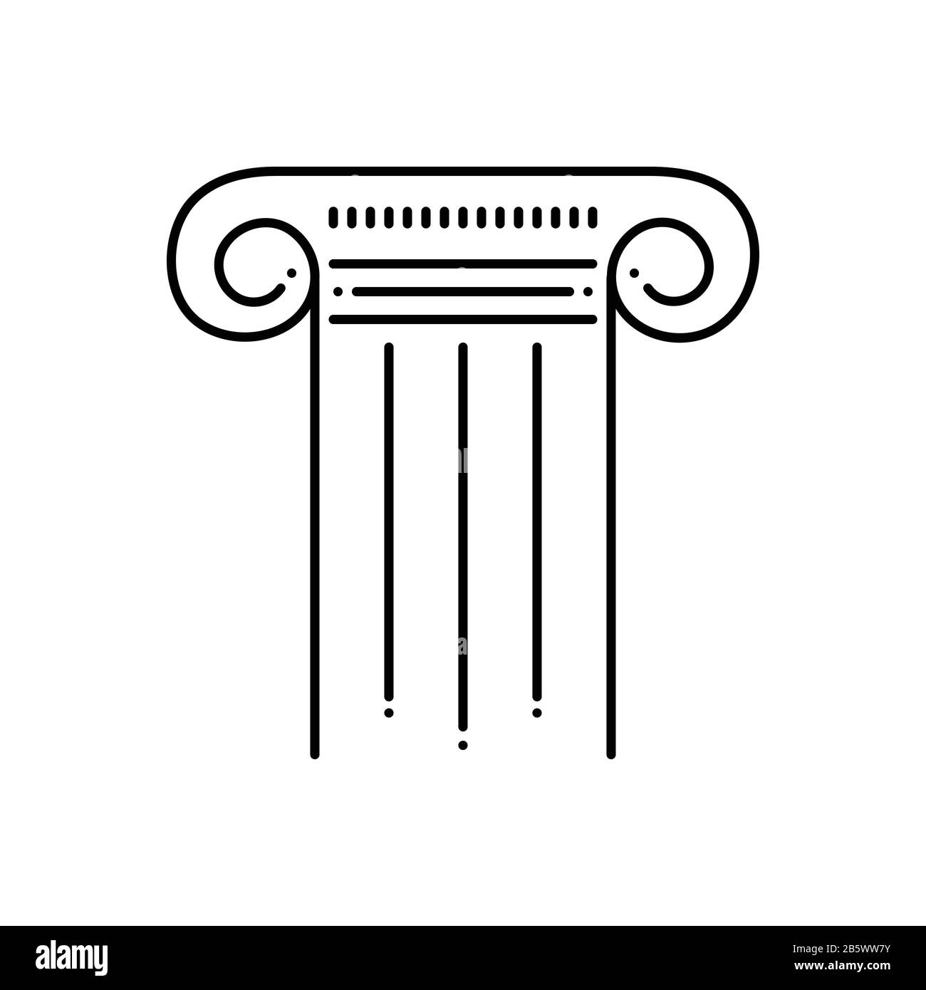 Pillar icon hi-res stock photography and images - Alamy
