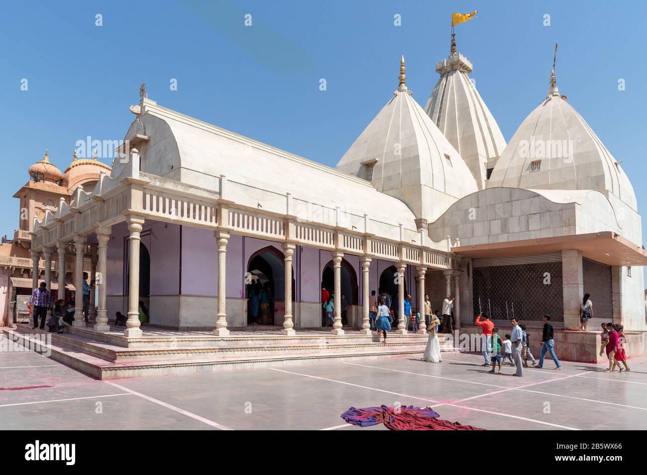 Nandababa temple in Nandgaon. It is known as the home of Lord Krishna's ...