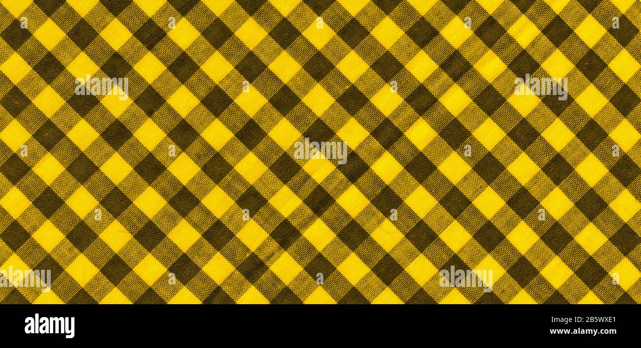 Yellow Plaid High Resolution Stock Photography and Images - Alamy