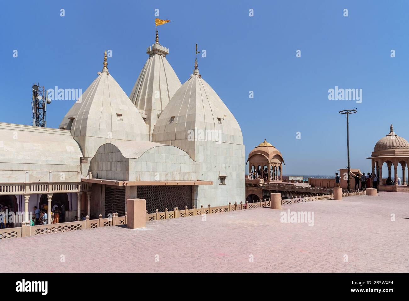 Nandababa temple in Nandgaon. It is known as the home of Lord Krishna's ...