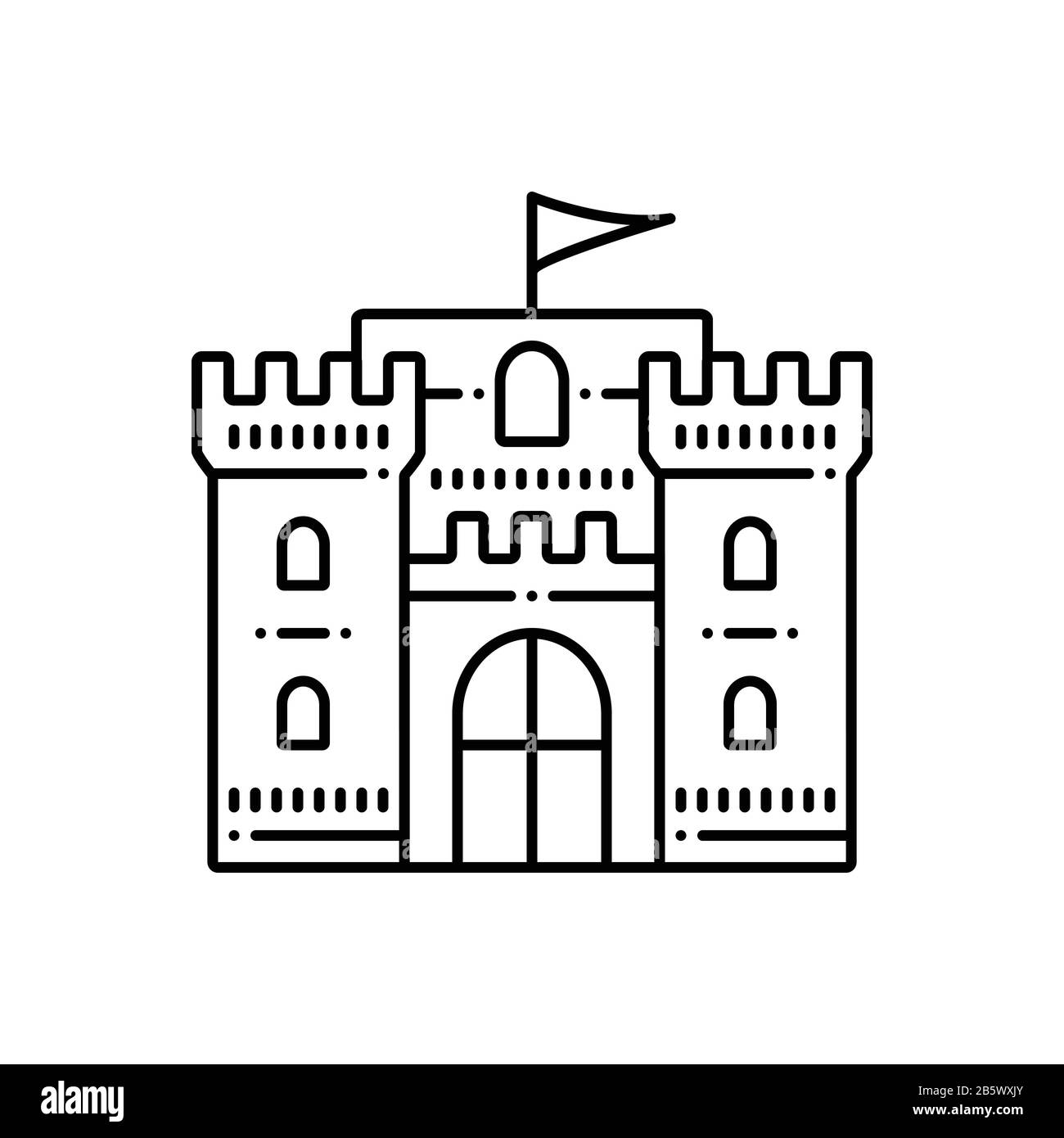 Museum castle Stock Vector Images - Alamy