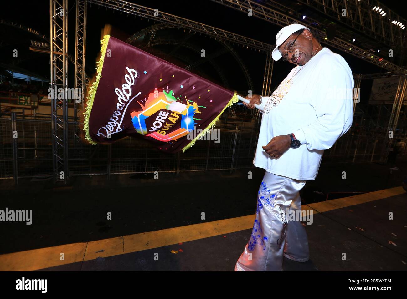 PORT OF SPAIN, TRINIDAD - FEB 22: WITCO Desperadoes Steel Orchestra ...