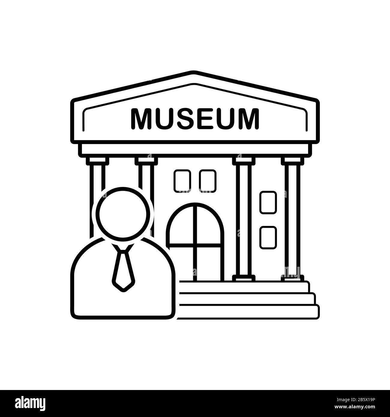 Museum guide icon Stock Vector Image & Art - Alamy