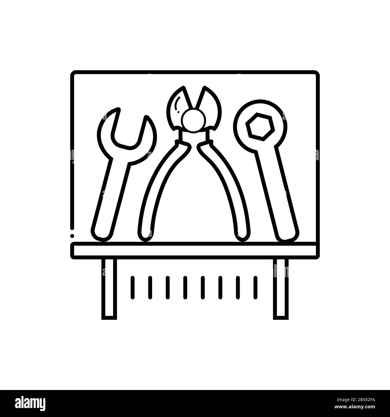 Tools exhibit icon Stock Vector Image & Art - Alamy