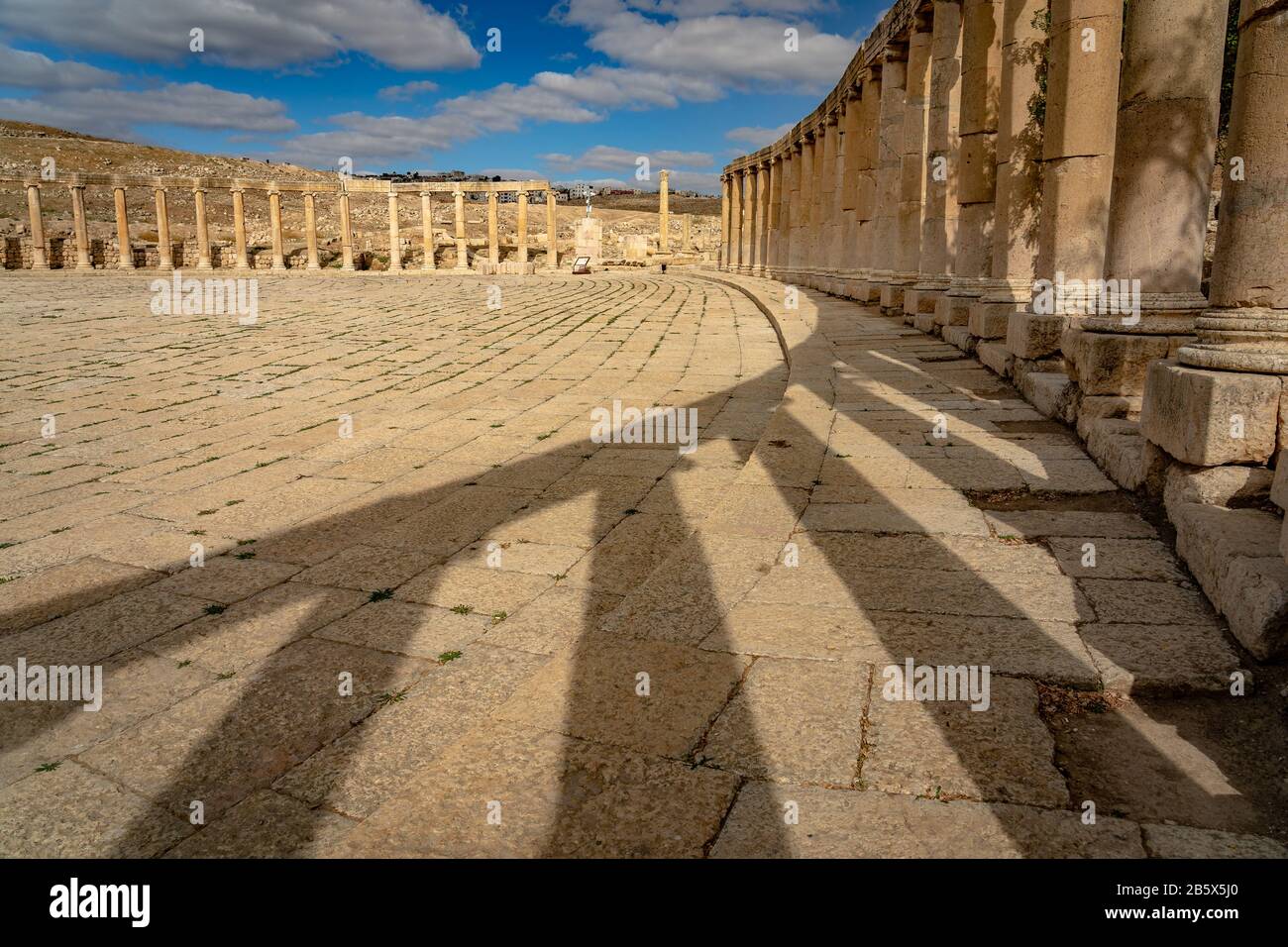 Ancient Roman ruins in Jerash, Jordan Stock Photo - Alamy