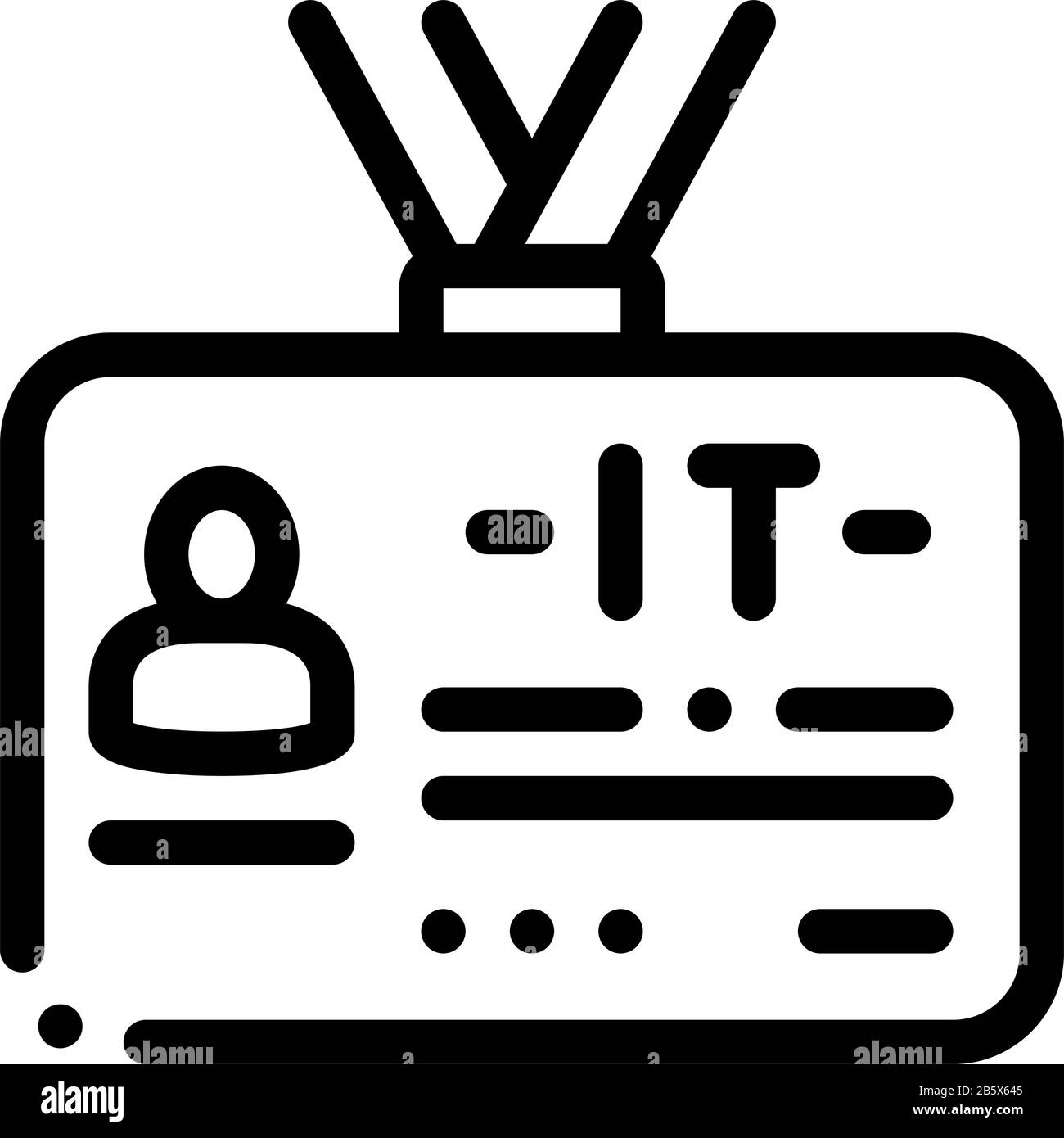 Manager Badge Icon Vector Outline Illustration Stock Vector Image & Art ...