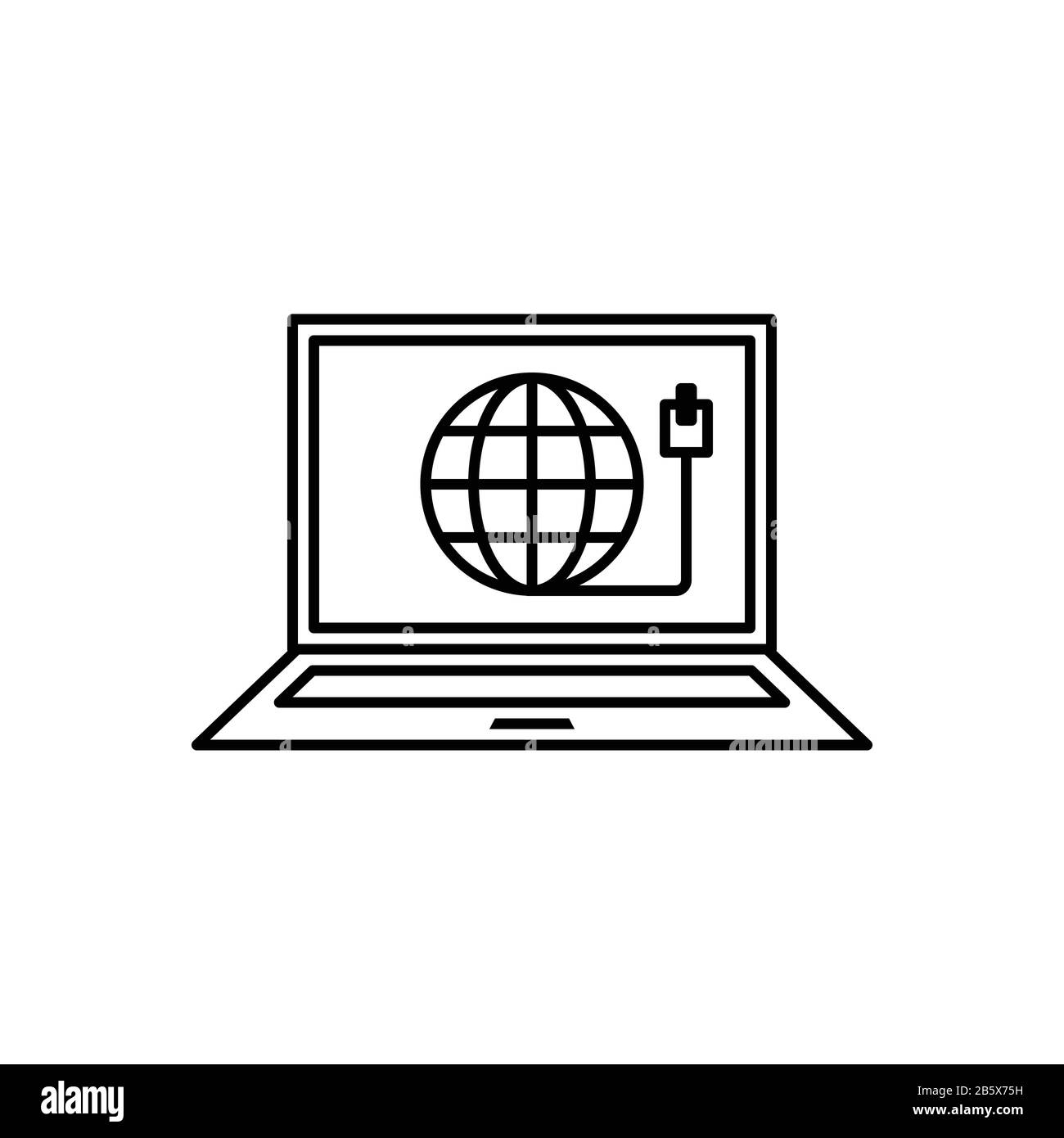 Web connection icon Stock Vector Image & Art - Alamy