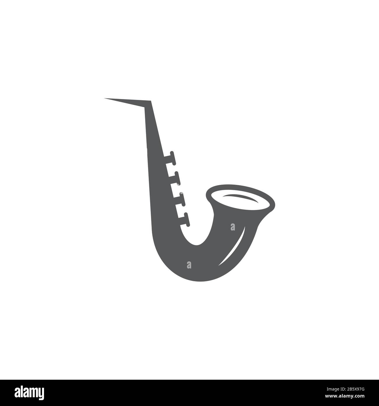 Saxophone icon on white background Stock Vector Image & Art - Alamy