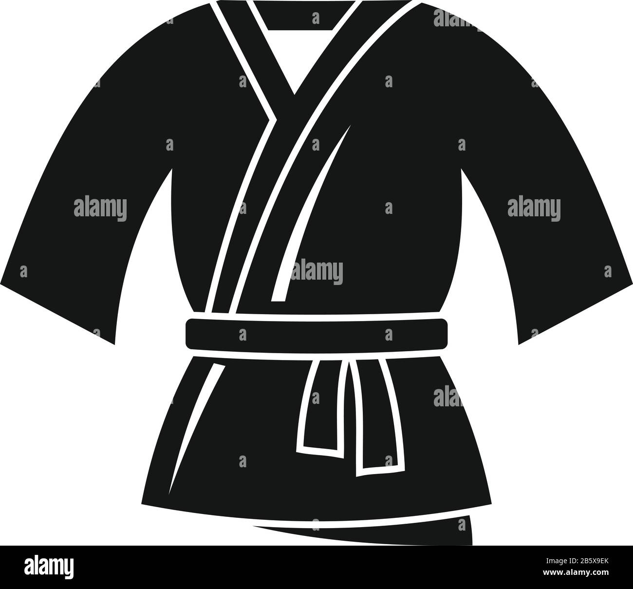 Simple line drawing kimono Cut Out Stock Images & Pictures - Alamy