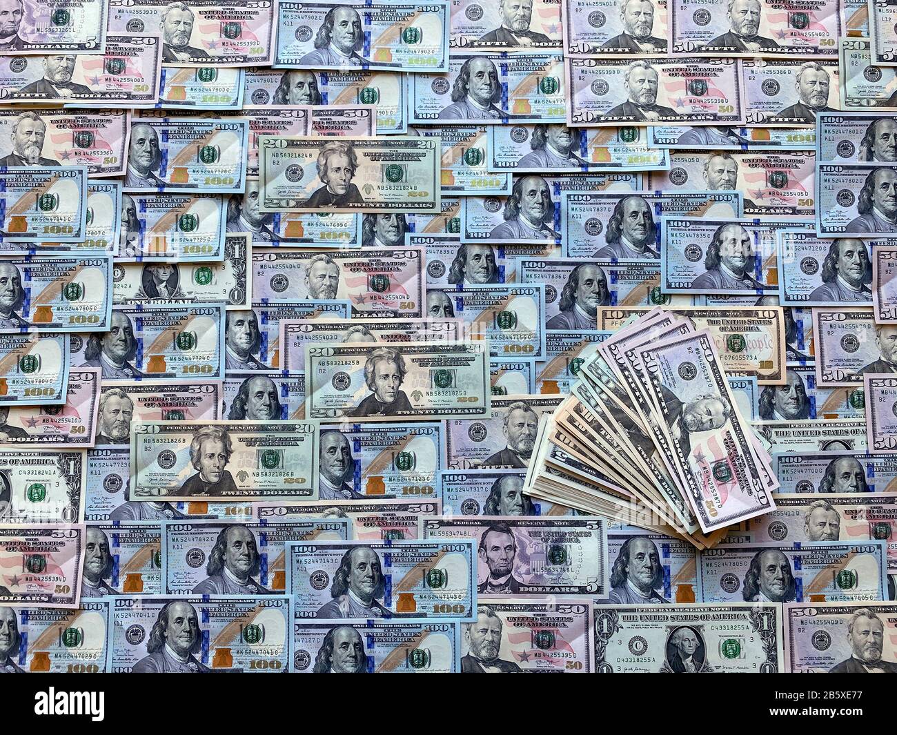 American currency wallpaper hi-res stock photography and images - Alamy