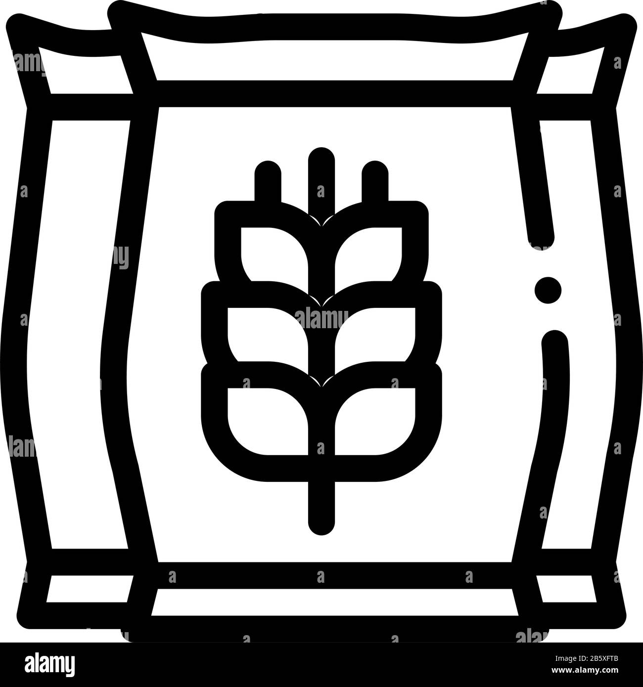 Wheat Bags Icon Vector Outline Illustration Stock Vector Image & Art ...