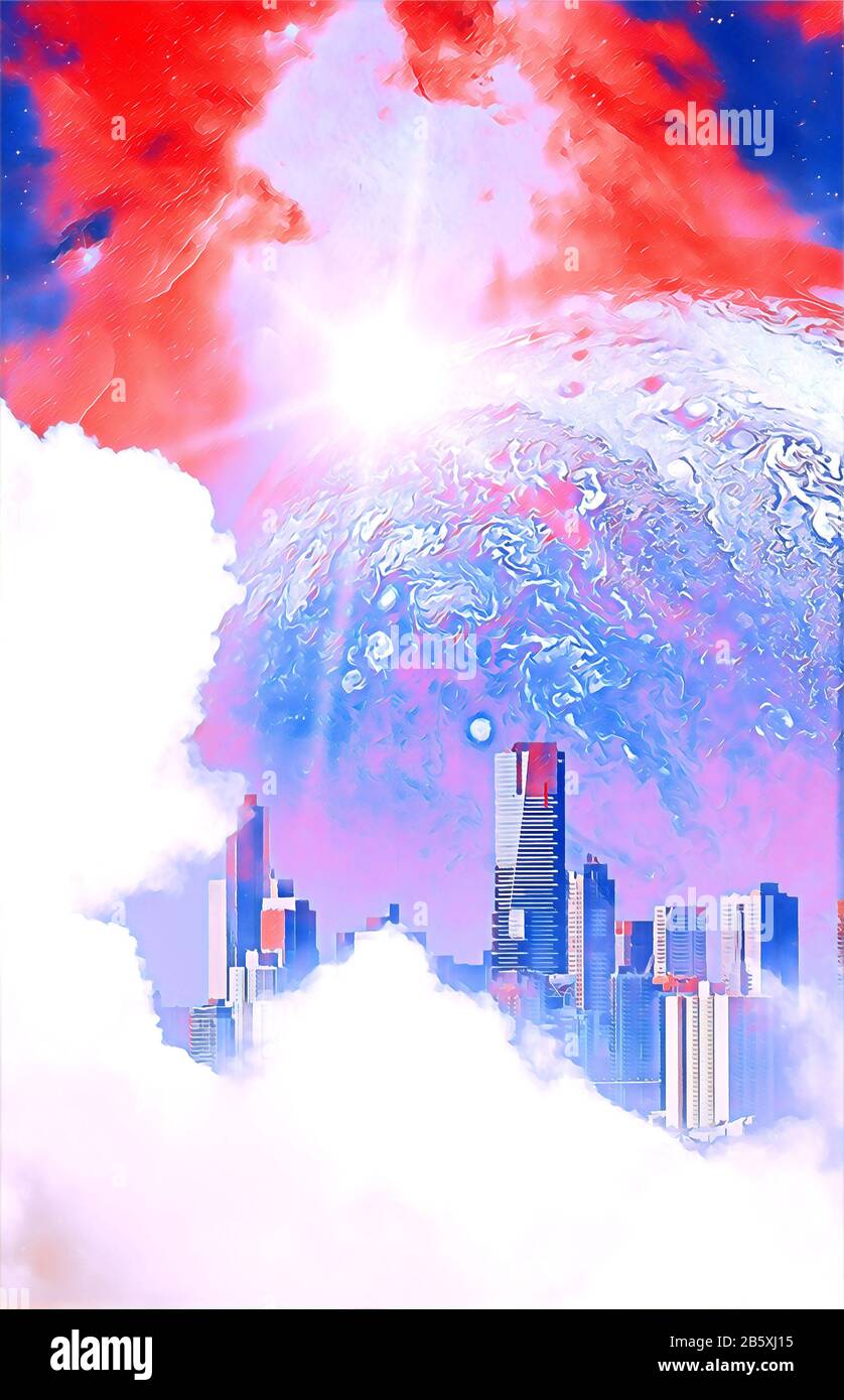 Futuristic scene hi-res stock photography and images - Alamy