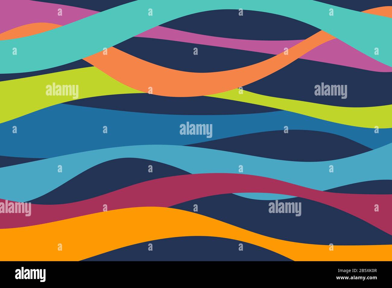 colorful curve line background Stock Vector Image & Art - Alamy