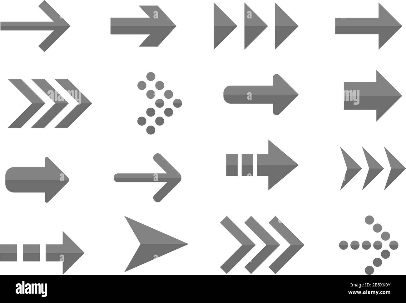 Set of vector arrows Stock Vector Image & Art - Alamy