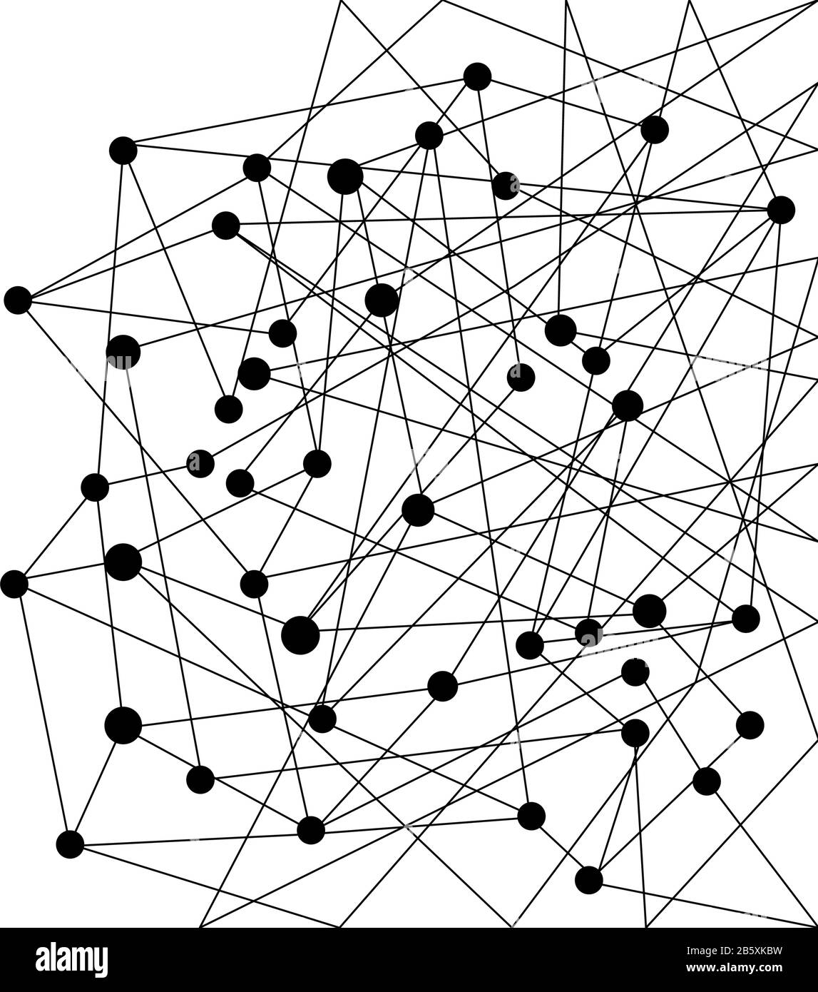Vector Connecting Dots And Lines Stock Vector Image And Art Alamy