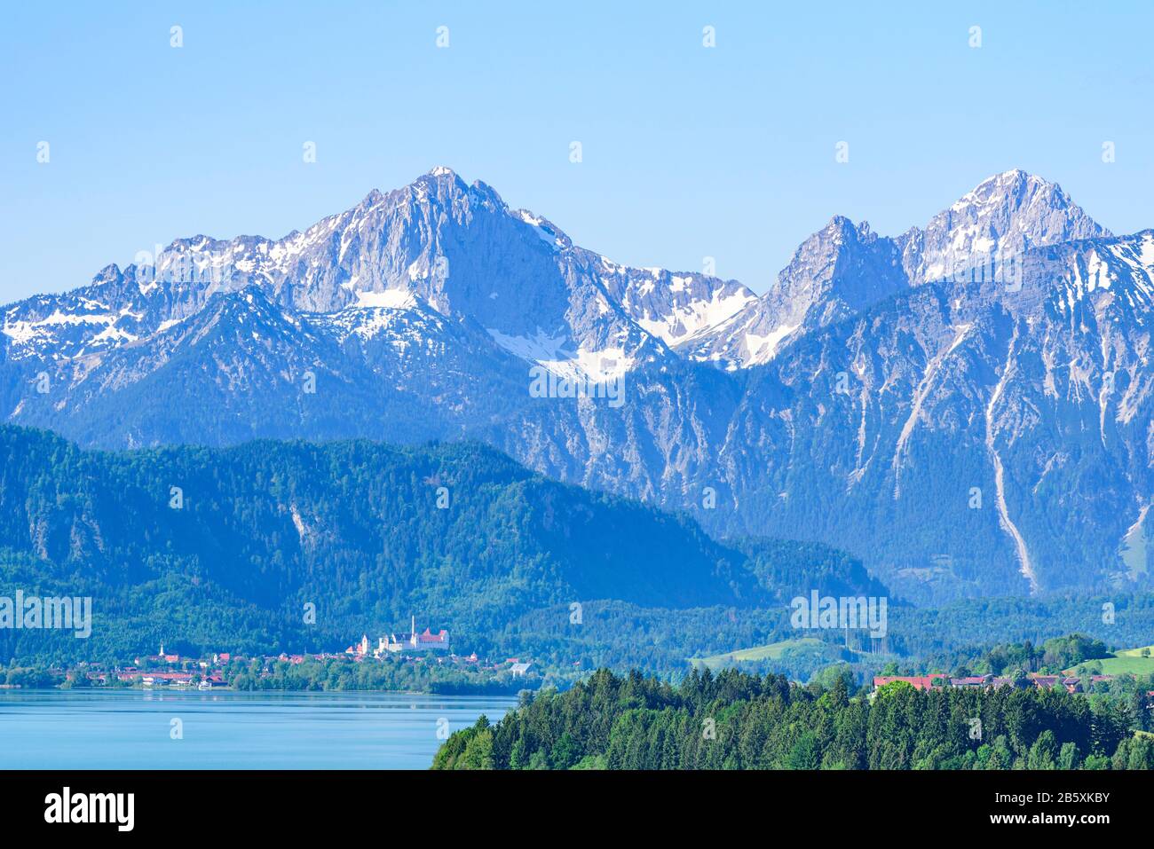 Panorama From Lake Forggensee High Resolution Stock Photography and ...