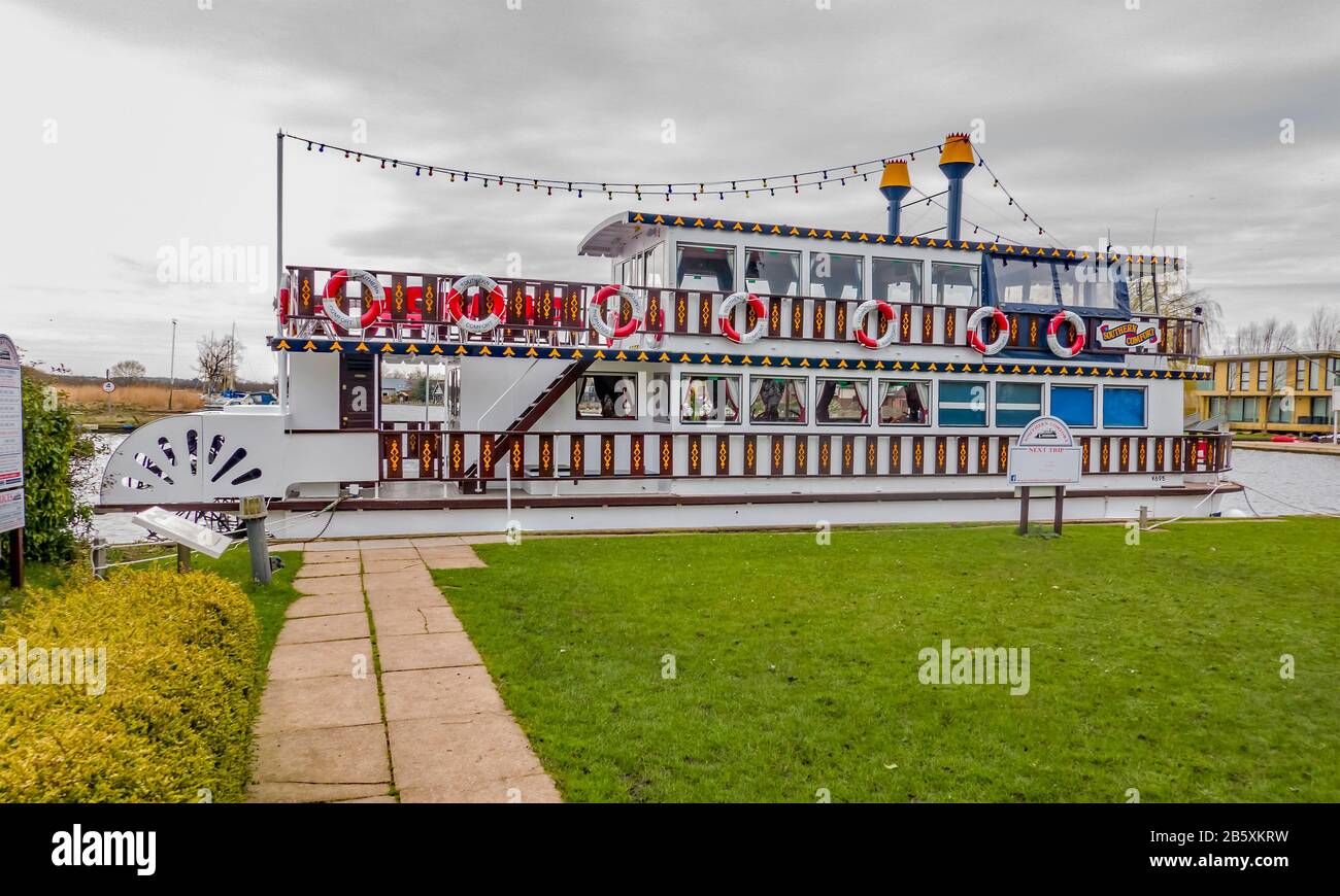 12 Horning, Norfolk, UK – March 07 2020. Side on view of the Southern ...