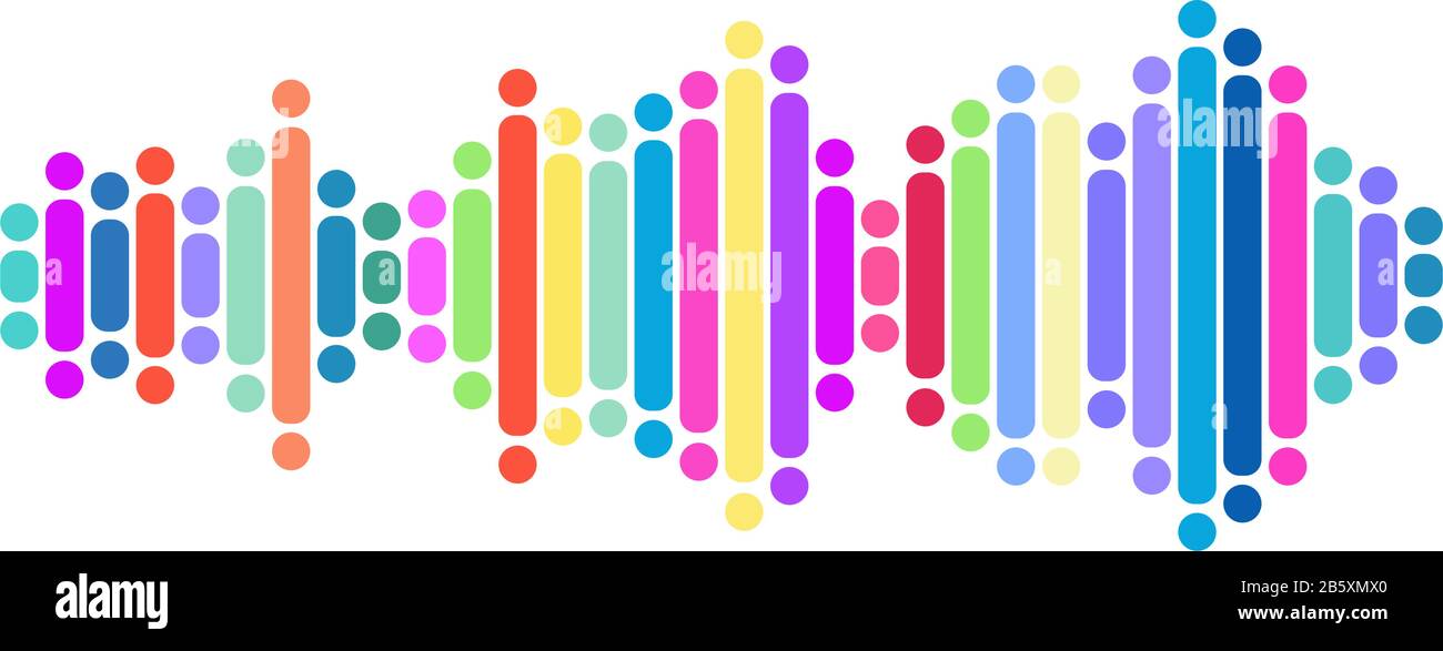 Colorful sound wave vector background Stock Vector Image & Art - Alamy